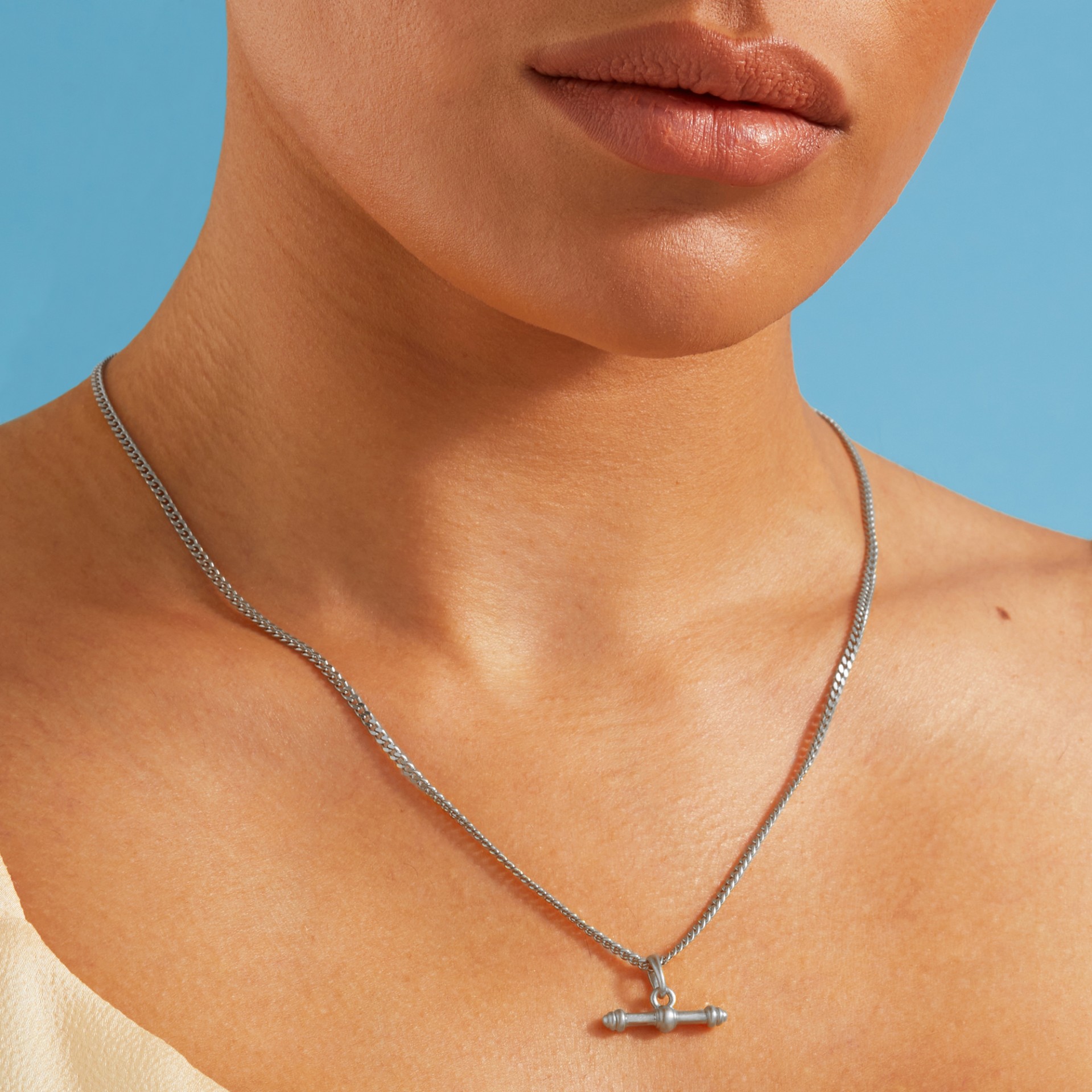 T bar pendant necklace store